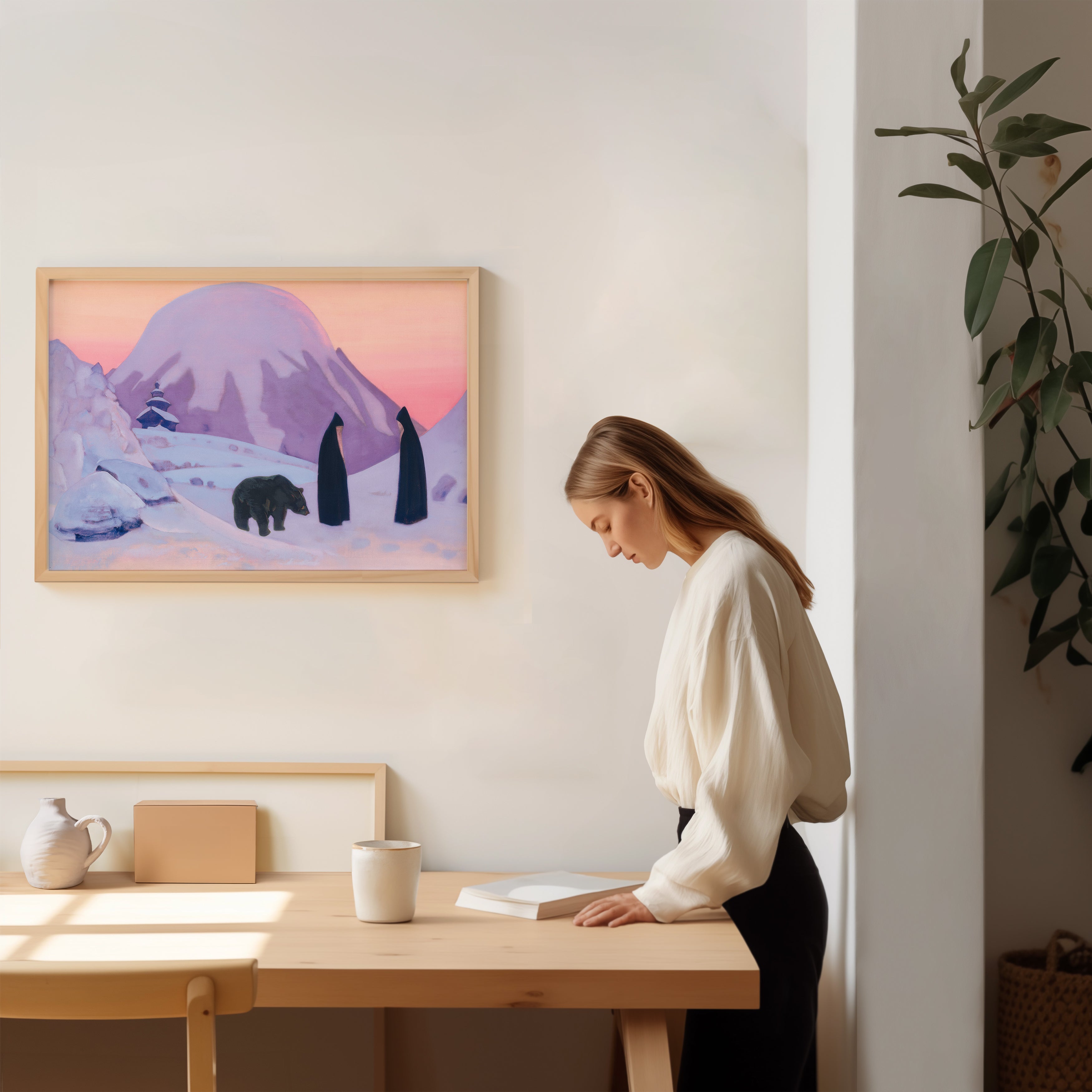 And Let Us Not Fear (And Were Not Afraid) (1922) von Nicholas Roerich ...